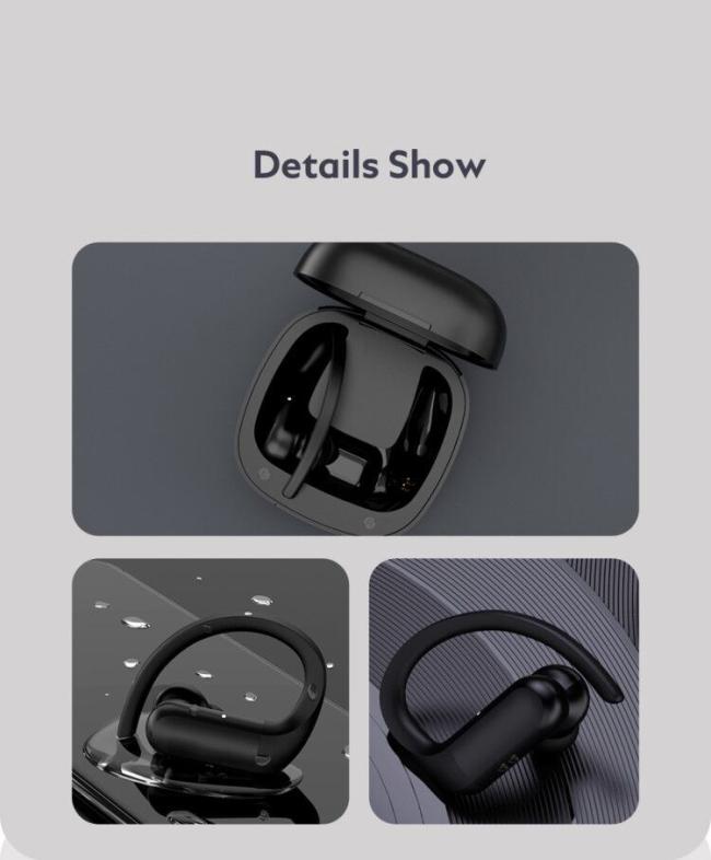 T6 wireless Sport Bluetooth 5.0 Earphones Smart Touch and APP Customization Ipx5 Waterproof Headsets