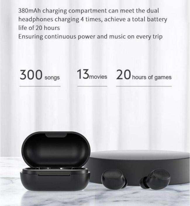 T4 Tws Bluetooth V5.0 Sports Wireless Earphones APP Customization 3D Stereo Earbuds Mini in Ear Dual Microphone Waterproof Earbuds