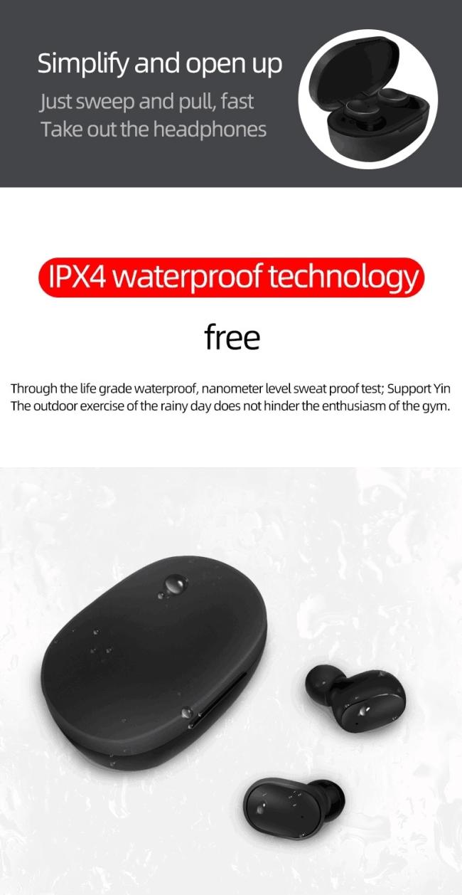 Mi Amazon 2020 Top Seller A6s Airdots in-Ear Earphone Bluetooth Headphone