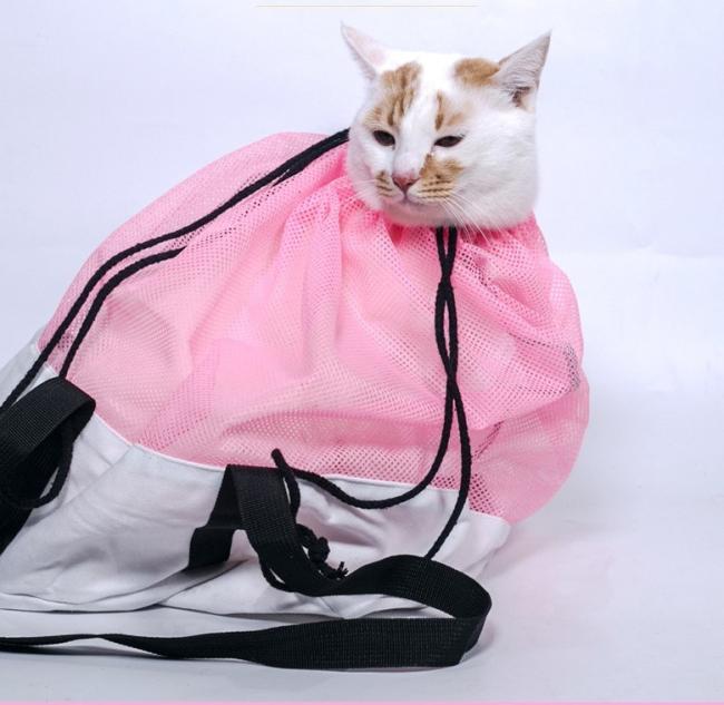 Hot Summer Mesh Breathe Kitty Handbags Nylon Cat Outdoor Carrier
