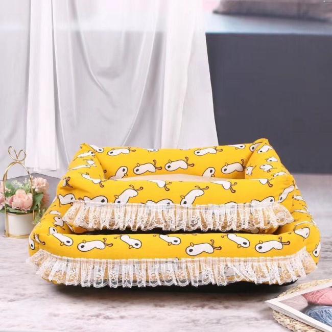 Printing Cute Design Dog Beds Pup Cat Cool Sleeping Pads