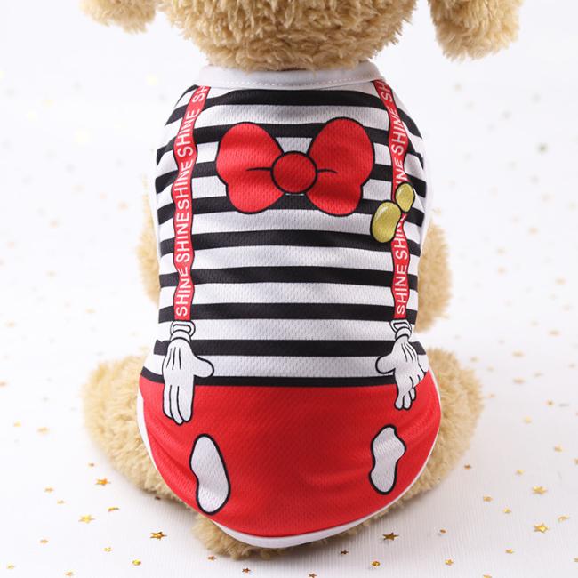 Printing Dog T-Shirt Fashion Cute Patterns Tees Pet Clothes