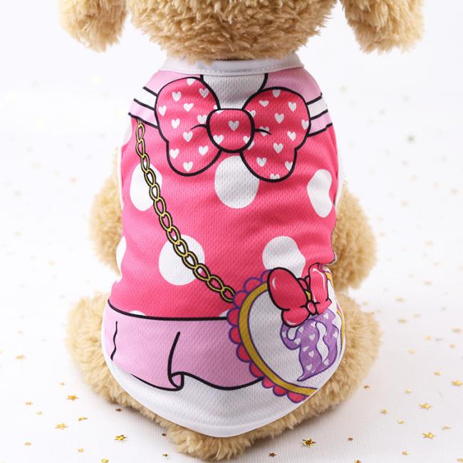 Printing Dog T-Shirt Fashion Cute Patterns Tees Pet Clothes