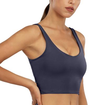 China OEM Accpected 2021 Women Sexy Sports Bra Crop Top Fitness Plus Size Custom Print Yoga Bra for sale