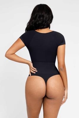 China Summer Season Seamless Bodysuit with Super Strong Chest Support and Bow Collar Design for sale