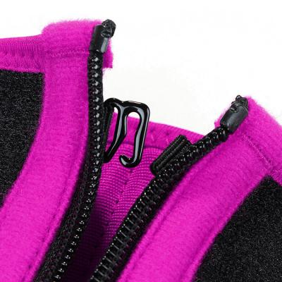 China HEXIN Neoprene Body Shaper 3 Belt Zipper Waist Trainer for Belly Slimming for sale