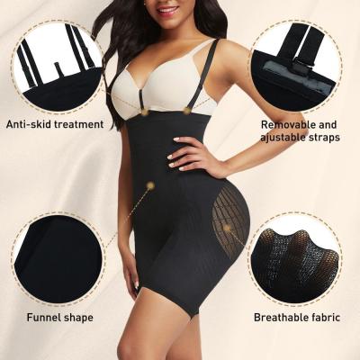 China Women's High Waist Body Shaper Shorts Plus Size XS Tummy Control Lifter with Bra Clips for sale