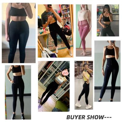 Κίνα Ελέγχου κοιλιάς Hexin High Waisted Leggings Κορσέ γυμναστική Leggings 2 σε 1 Waist Trainer προς πώληση