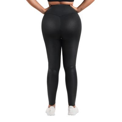 Cina Pantaloni in pelle per donne, da cintura alta, da stomaco, da taglio, 65% di nylon, 35% di spandex in vendita