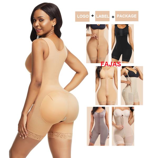 Quality 5XL Stage 2 3 Postpartum Full Bodysuit Fajas Colombianas Reductora Butt Lifter Corset Shapewear Slimming Post Surgery Fajas for sale