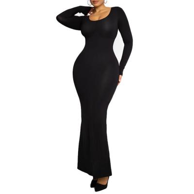 Cina Maxi Standard abito sostenibile Bodycon abbigliamento con forma stretta e leggera in vendita