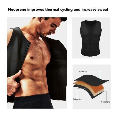 Cina Gimnastica di allenamento Zipper Tank Top Sauna Vest Uomini Neoprene Waist Trainer Shaper Genere Donne in vendita