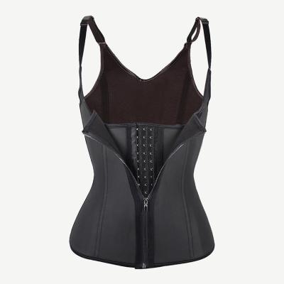 Chine 6 os en acier gilet de taille avec 3 rangées crochet de latex corset de taille à vendre