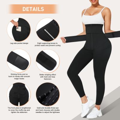 China Neoprene Shapers for Waist Training HEXIN Compression 2022 Custom Corset Leggings for sale
