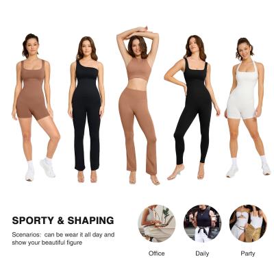 Cina S-XL HEXIN T-shirt da fitness senza cuciture per donne abito da yoga abito da sport crop top manica lunga leggings a vita sexy abbigliamento da palestra allenamento set da palestra in vendita