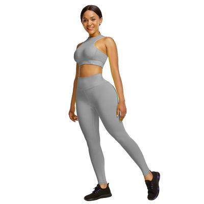 China HEXIN Women's Seamless Yoga Pants with Tummy Control and 100000 Quantity in Solid Color for sale