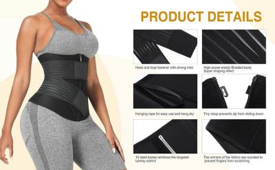 China 10 Steel Boned Tummy Control Neoprene Waist Trainer Shaper for Women's Waist Trimmers for sale