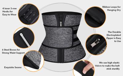 China S-3XL 3D geborduurde taille trainer voor plus size vrouwen om buik te beheersen en gewicht te verliezen Te koop