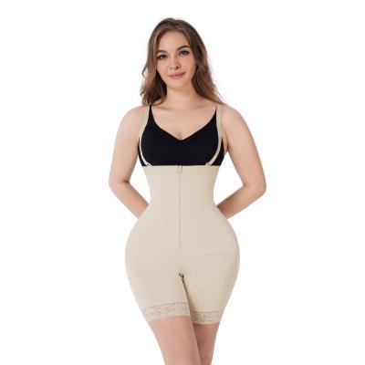 중국 높은 허리 꿰매지 않은 전체 여성 배 제어 표준 두께를위한 사용자 정의 모양 의류 판매용