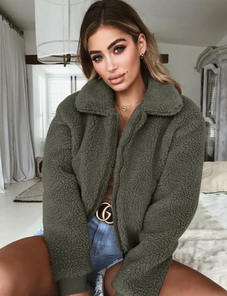 Quality Wholesale New 2018 fashion women turn-down collar winter warm woolen coats for sale