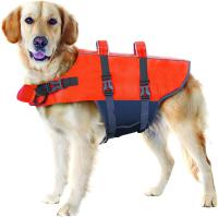 China Safe & Durable Dog Float Coat Life Jacket with One Rescue Handle for sale