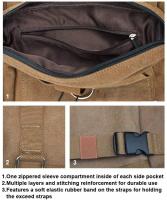 China High Density Cotton Canvas Dog Carrier Backpack 60lbs Multi-Functional Dog Backpack for sale