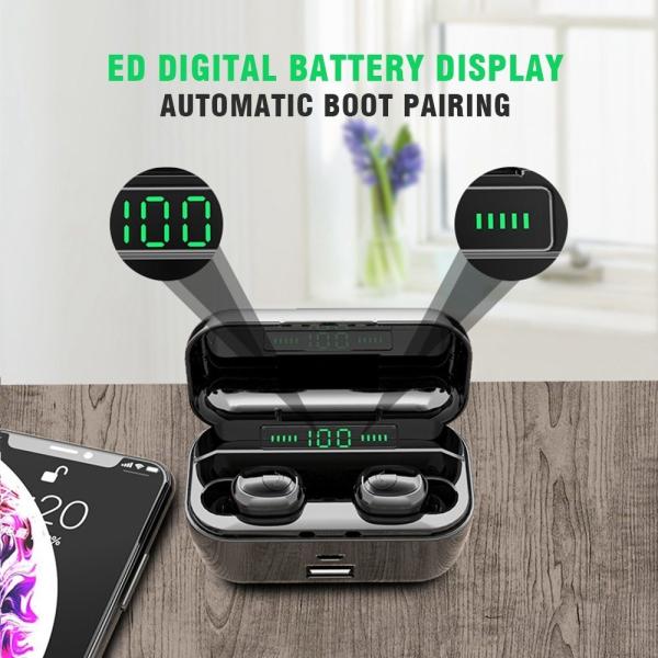 Quality Tws Bluetooth Earpieces with Wireless Charging LED Digital Display Earphones for sale