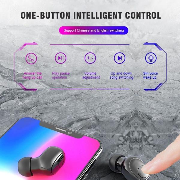 Quality Tws Bluetooth Earpieces with Wireless Charging LED Digital Display Earphones for sale