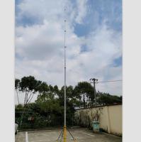 China 30 Ft Telescopic Antenna Mast Aluminum Hand Push Up 9m Antenna Mast Telescoping Mast for sale