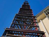 China Retractable Tower 30m 100ft Cell Tower Portable for sale