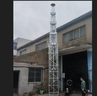 Cina Torre telescopica di 30 m torre cellulare portatile torre di acciaio di 100 piedi torre mobile in vendita