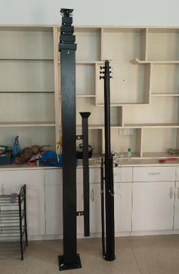 China push up antenna mast hand push pole telescoping pole 12m light weight 40ft for sale