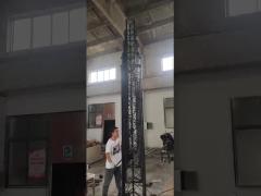 Скрепи телескопическую башню Антенна 9м Веревка до решетки башня 30ft тяжелая башня портативная