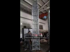 20m retractable hand crank tower cell on wheels tower portable cell station telecom tower