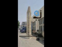 galvanized 20m/25m/30m/35m/40m crank erect trailer tower with shelter cell on wheels cow