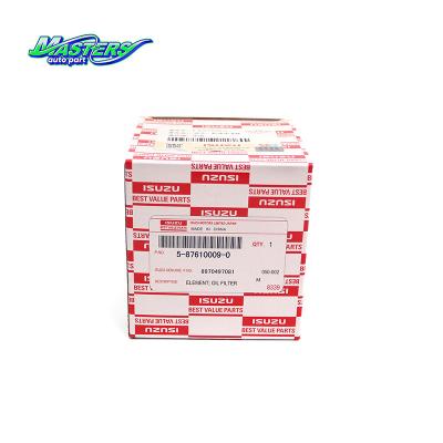 China 4JB1 Isuzu Replacement Parts Engine Oil Cleaner Filter 5876100090 Custom for sale