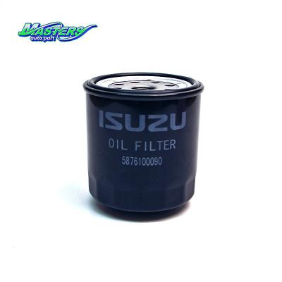 China 4JB1 Isuzu Replacement Parts Engine Oil Cleaner Filter 5876100090 Custom for sale