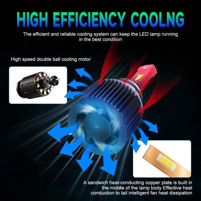 China Masters H15 65W 6500 Lumens 6000K Scheinwerfer Funktion LED Scheinwerfer zu verkaufen