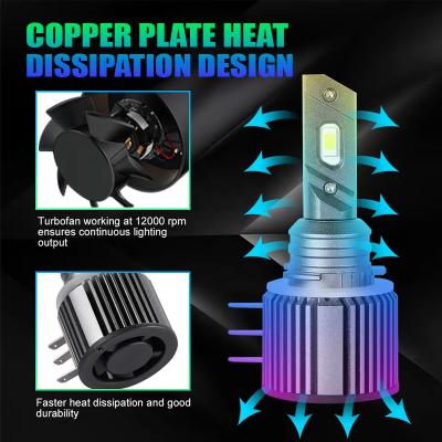 China Masters H15 65W 6500 Lumens 6000K Scheinwerfer Funktion LED Scheinwerfer zu verkaufen