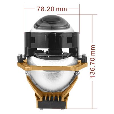 China NS-LPL-6068 3 polegadas Bi-Led Projector Lens 60W/68W 120000 Cd à venda