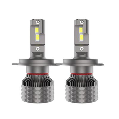 China Lâmpada de farol LED A5 64W 6000LM 6000K 3570 Chips Alumínio de Aviação Superior à venda