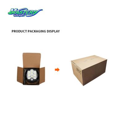 China Masters 7 inch Three-sided Illumination Light XM-7IN-R-09P-001 46W 4800LM H4 Led Working Light for sale