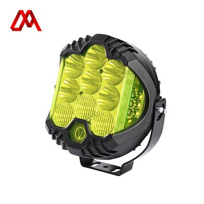 China Luz de Iluminação Trilateral de 9 polegadas XM-9IN-R-09P-001 68W 5500LM DC9-36V H4 Led Luz de Trabalho à venda