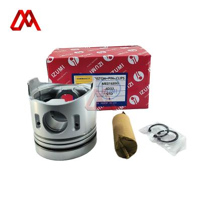 China Izumi Piston Set ME016895 for MITSUBISHI 4D33 for sale