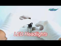 masters a9r 100w 10000lm 6500k 3570 chips h4 led projector mini lens
