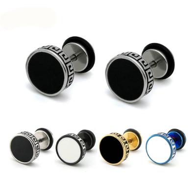 China La forma redonda de alta calidad del acero inoxidable mini modifica fresco para requisitos particulares talla la pequeña joyería de los pendientes del aro del puño del perno prisionero del oído en venta