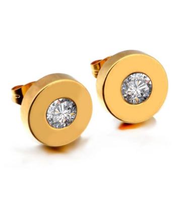 China Pendientes cristalinos brillantes del sud de la nueva moda del diseño de las mujeres del pendiente del estilo 10m m de Corea en venta