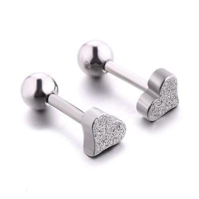 China Pendientes en forma de corazón del perno prisionero de la venta de Europa de la joyería piercing caliente del cuerpo para las mujeres en venta