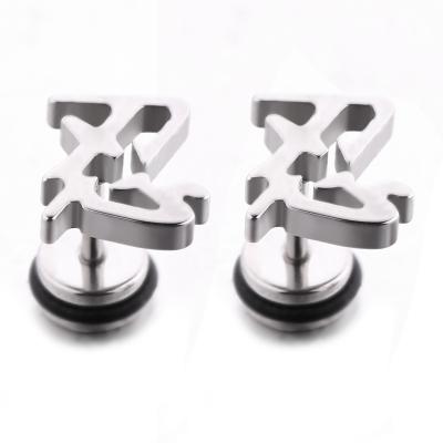 China Joyería piercing inoxidable del cuerpo de acero de los pendientes por encargo del carácter chino en venta