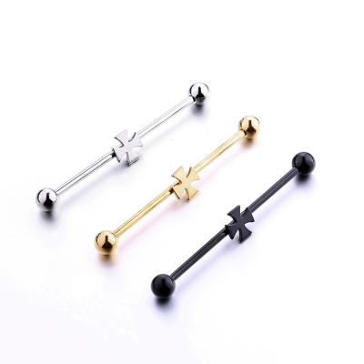 China Perforación industrial del cuerpo del Barbell de la joyería al por mayor del acero inoxidable en venta